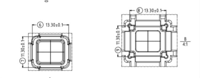 jedec tray parameters HN23066