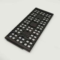 China 3x7 Matrix Black MPPO JEDEC Tray 322.6x135.9x9.57mm for IC Packaging for sale