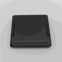 China Black Anti Static 2 Inch ABS Waffle Pack for Electronic Components 60 Cavities for sale