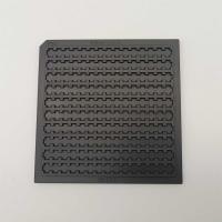 China Black 4 Inch Plastic Waffle Pack for IC Chip 150 PCS Injection Moulding for sale