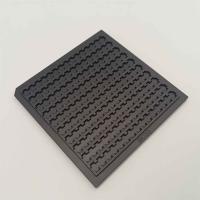 China Black 4 Inch Plastic Waffle Pack for IC Chip 150 PCS Injection Moulding for sale