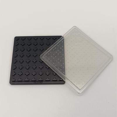 China Customized High Temperature PC Chip Tray For Loading IC Chip for sale