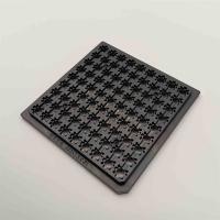 China ABS Loading Filter Chip Tray 101.6×101.6×7.9mm with 0.3mm Flatness for Semiconductor Packaging for sale