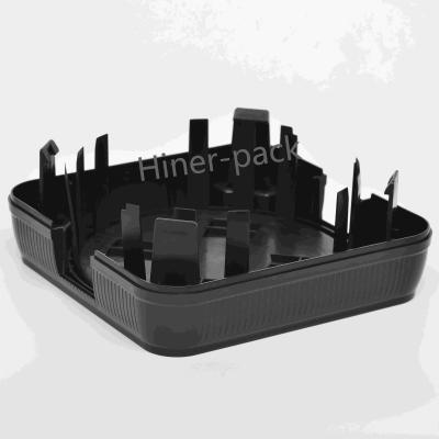 China 8 Inch Wafer Shipping Box Black Wafer Stack Boxes Antistatic Horizontal for semiconductor chip for sale