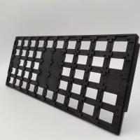 China JEDEC Standard Custom Tray 322.6x135.9x7.62mm ESD Conductive Stackable for IC Handling for sale
