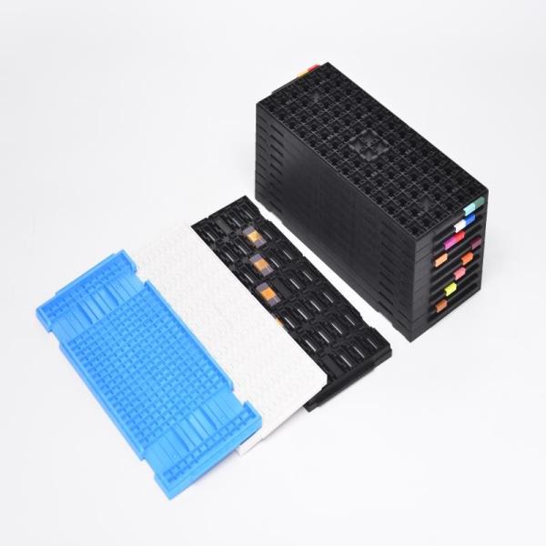 재활용 ESD 사용자 지정 Jedec 트레이 다이 운송 BGA 칩 고온 저항