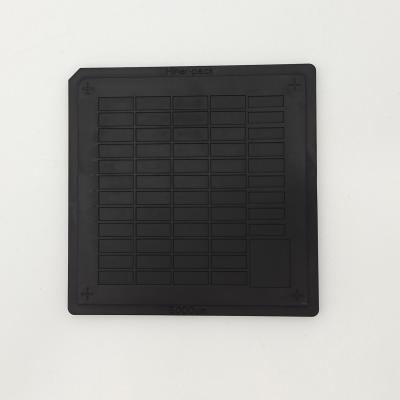 中国 重複使用可能な黒いESDICチップトレイ 強い化学耐性 販売のため