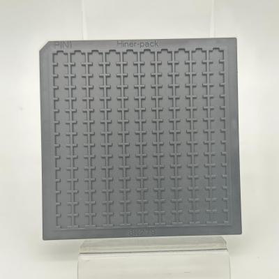 China Durable Chamfer IC Chip Tray Anti-Static And High-Density Waffle Pack Used In Semiconductor Industry for sale