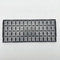 China Black Custom JEDEC IC Tray PPE Material ESD Safe High Temperature 322.6x135.9mm for sale