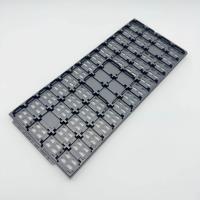 China Black Custom JEDEC IC Tray PPE Material ESD Safe High Temperature 322.6x135.9mm for sale