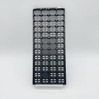 China Black Custom JEDEC IC Tray PPE Material ESD Safe High Temperature 322.6x135.9mm for sale
