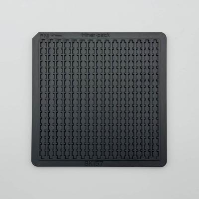 China Waffle Box Design ESD Protection Bare Die Trays For Small-Sized Chip Components for sale