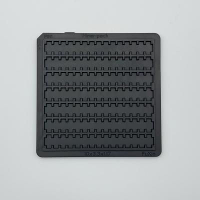 중국 4 인치 칩 트레이와 함께 스택 할 수 있는 칩 다이 홀더 검은색 사용자 정의 판매용