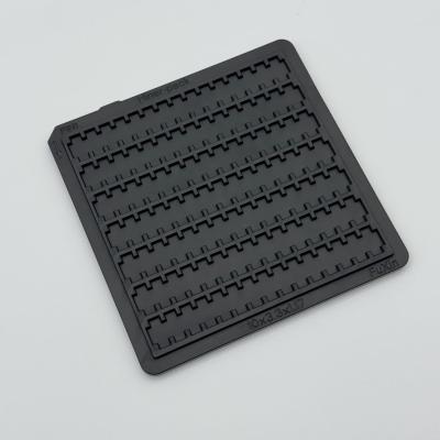 중국 4 인치 칩 트레이와 함께 스택 할 수 있는 칩 다이 홀더 검은색 사용자 정의 판매용