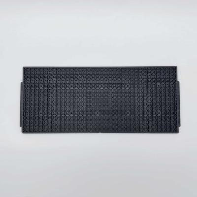 China Warpage Less Than 0.76mm Black Electronic Components IC Chips Trays For Consistent Performance for sale