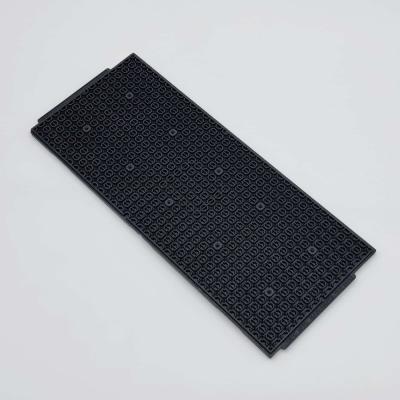 China Warpage Less Than 0.76mm Black Electronic Components IC Chips Trays For Consistent Performance for sale