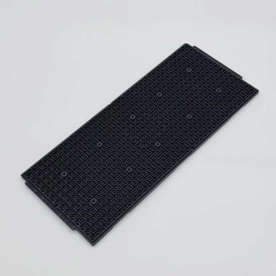 China Warpage Less Than 0.76mm Black Electronic Components IC Chips Trays For Consistent Performance for sale
