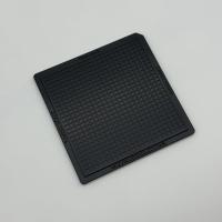 China 4 Inch Black ABS Waffle Pack IC Chip Tray 550 Pockets Storage Protection for sale