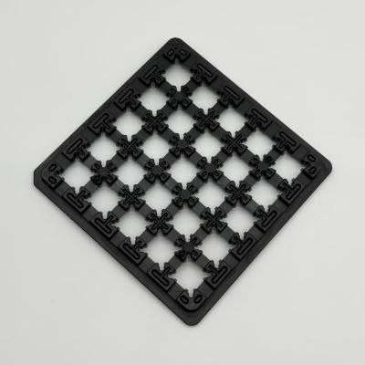 中国 カスタマイズされたサービスをサポート 電子部品パッケージング用耐久性のあるICチップトレイ ESDワッフルパック 販売のため