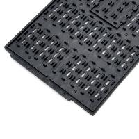 China Custom JEDEC Tray 54PCS High Temperature Resistant MPPO IC Storage Tray for Semiconductor Packaging for sale