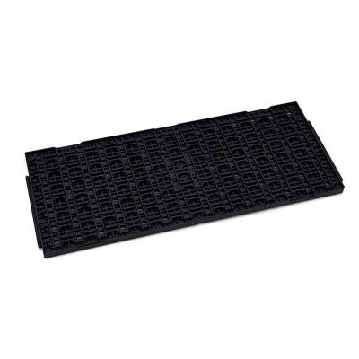 China Precision-Engineered JEDEC Matrix Trays with 165PCS Capacity, 0.76mm Flatness, and 322.6x136mm Outline for sale