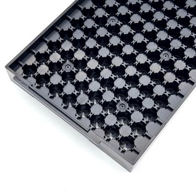 China JEDEC-Compliant IC Tray with Precision Pockets for QFN BGA QFP for sale