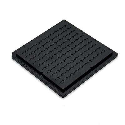 China Stackable Impact Resistant Conductive Waffle Pack Chip Trays For Fragile Component Shipping for sale