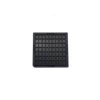 China Cleanroom Grade Waffle Pack Chip Trays 63 PCS IC Handling Contamination Control for sale