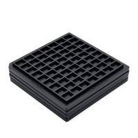 China Cleanroom Grade Waffle Pack Chip Trays 63 PCS IC Handling Contamination Control for sale