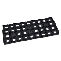 China Durable JEDEC IC Tray 322.6x135.9x7.62mm for Dust-Free Semiconductor Packaging for sale