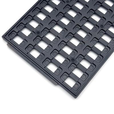 China Durable PC Material JEDEC IC Trays with 322.6×135.9×9.5 mm Cavity Size and Reusable Design for Semiconductor Protection for sale