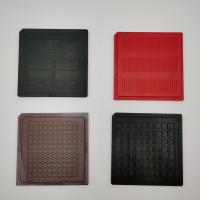 China Customized Reusable Waffle Pack Chip Trays 2-4 inch with 1.0×10⁴-1.0×10¹¹Ω Surface Resistance for Wafer Die Packaging for sale