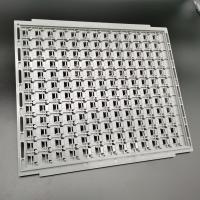 China White ABS Anti-Static IC Carrying Trays with Custom Cavity Sizes - ISO Certified Reusable Electronic Component Packaging for sale
