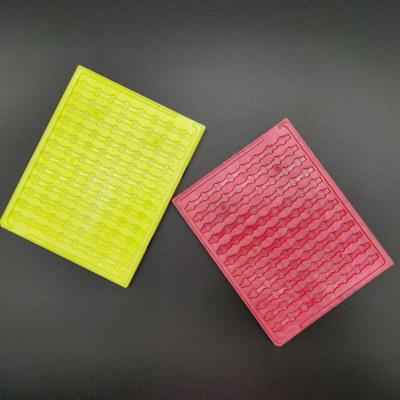China Permanent ESD Transfer Static Colorful Tray 0.4mm Flatness Storing Optical Filters for sale