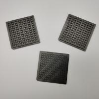 China 2 Inch Black Plastic IC Chip Tray with 168 Cavities, 0.2mm Flatness and ESD Protection for Semiconductor Storage for sale
