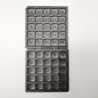 China Antistatic Waffle Pack Chip Trays 2-4 Inch IC Packaging with 1.0×10⁴-1.0×10¹¹Ω Surface Resistance for sale