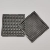 China Customized Waffle Micro Electronic Component Tray 2-4 Inch ESD Protection 0.2-0.3mm Flatness for sale