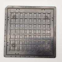 China 4 Inch Waffle Pack Chip Trays with 63 Pockets 6.62×8.29×0.8mm ESD Anti-Static Protection for Electronic Components for sale