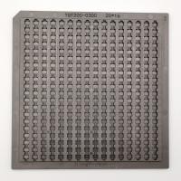 China 4 Inch ESD Waffle Pack Trays with Tunneling Shape - 320 Cavity Capacity, 0.3mm Flatness for IC Components for sale