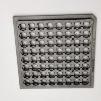 China 4-Inch Through Hole Structure Plastic Cavity Trays for Camera Lens Loading - 64 Cavity Matrix with ESD Protection for sale