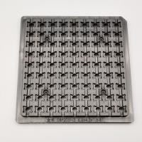 China Optical Industry Antistatic Electronic Component Tray 101.55×101.55mm with 0.3mm Flatness and 81-Capacity Matrix for sale