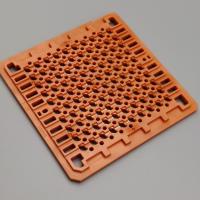 China SGS Permanent ESD Component Tray PC Biodegradable 100-Pocket 8.6mm Matrix for Electronics for sale
