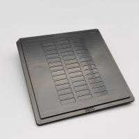 China Heat Resistant ESD Bare Die Trays 101.6x101.6mm with 100°C Temperature Rating and 10⁴-10¹¹Ω Surface Resistance for sale