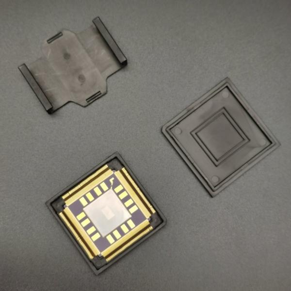 ABS Single QFP Waffle Pack Tray 5.5mm Thickness High Quality