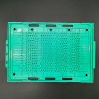 China Anti Static IC Tray Conductive Precision Green 139x210x7mm for Electronic Components for sale
