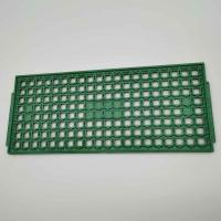 China Antistatic PPE Green JEDEC IC Trays 322.6x135.9mm for BGA Chip and Module Storage for sale