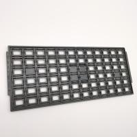 China Custom JEDEC Matrix Trays for FBGA IC Loading - 322.6x135.9mm Size, 54 Cavity Capacity, ESD & RoHS Compliant for sale