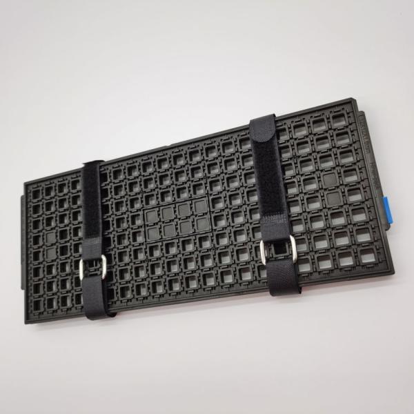 Black Nylon Reusable Esd Tie Hook Loop For Bind Jedec Tray