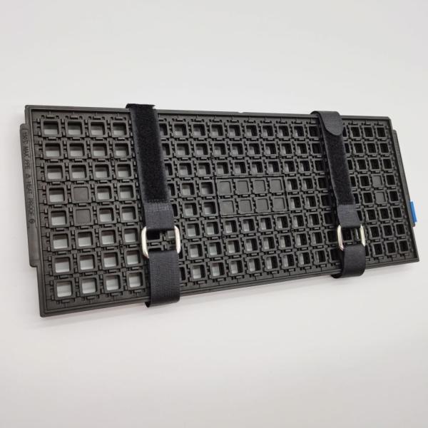 Black Nylon Reusable Esd Tie Hook Loop For Bind Jedec Tray