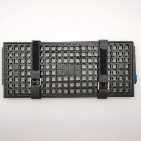 Black Nylon Reusable Esd Tie Hook Loop For Bind Jedec Tray